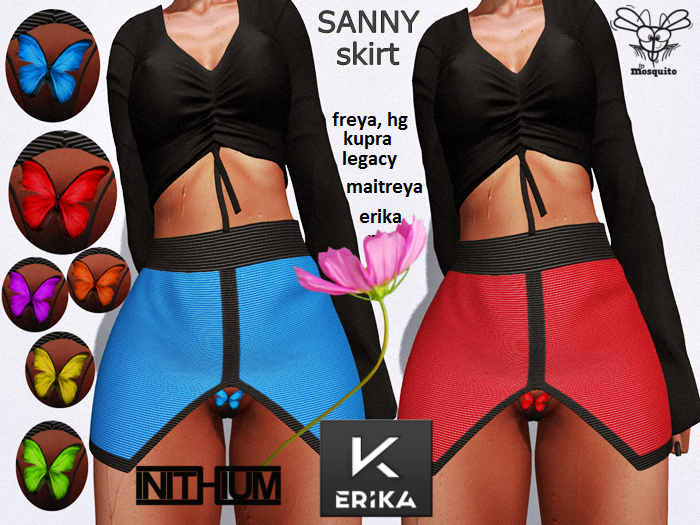 Second Life Marketplace Mosquito Skirt Sanny Body Mesh